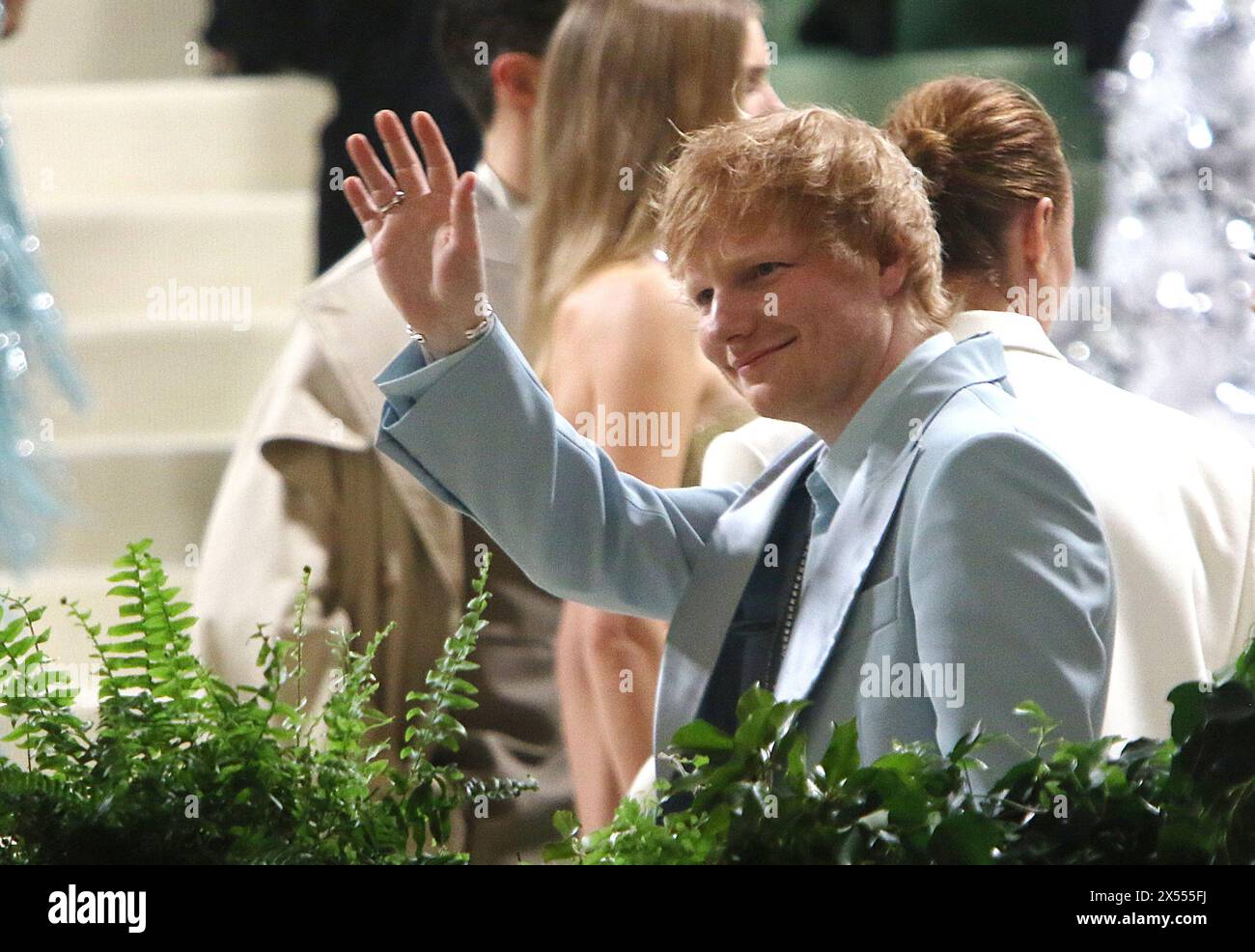 New York, NY, USA. 06th May, 2024. Ed Sheeran at the 2024 Met Gala ...