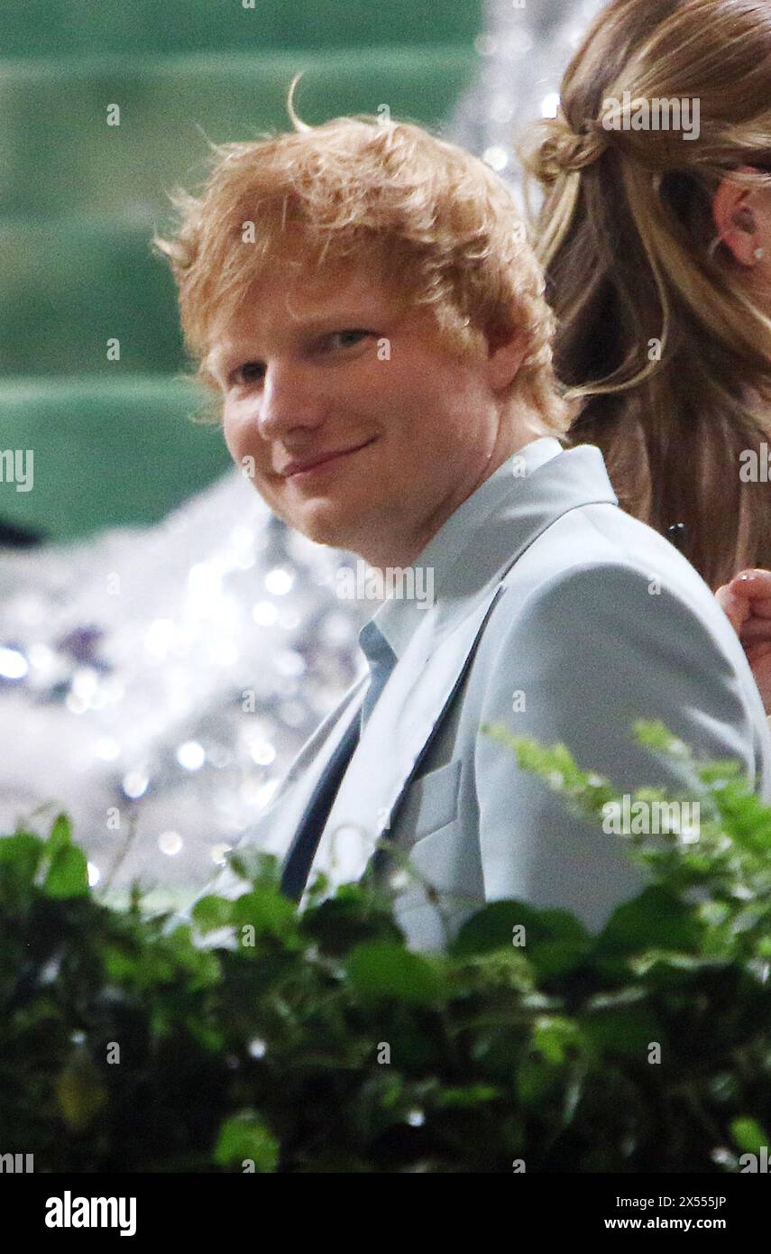 New York, NY, USA. 06th May, 2024. Ed Sheeran at the 2024 Met Gala ...