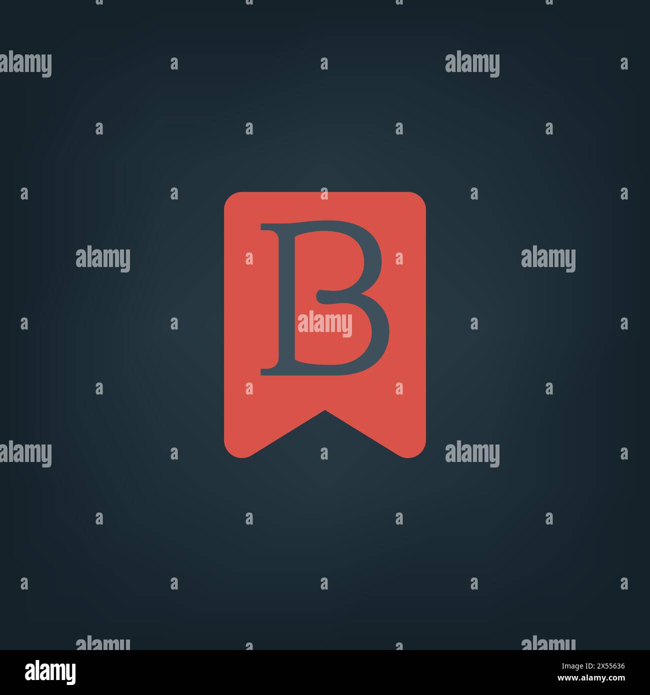 Bookmark social media icon. Stock vector illustration isolated Stock ...