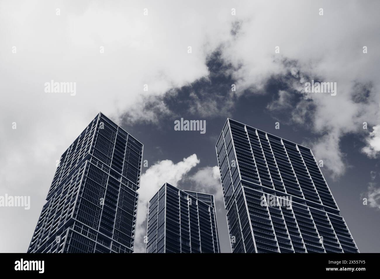 Miami Buildings. Architecture in downtown Miami Stock Photo - Alamy