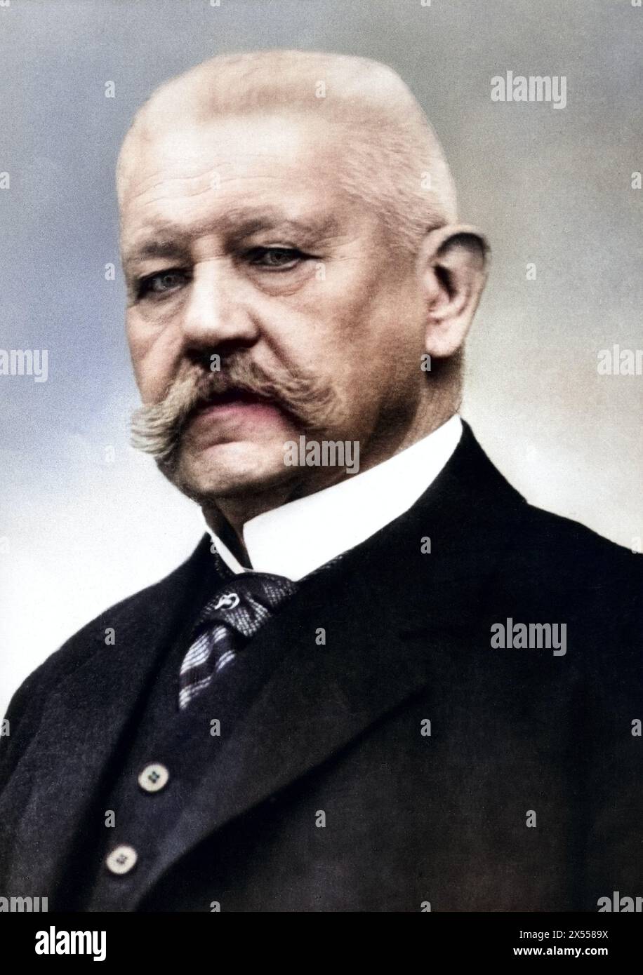 Paul von hindenburg 1847 1934 german hi-res stock photography and ...