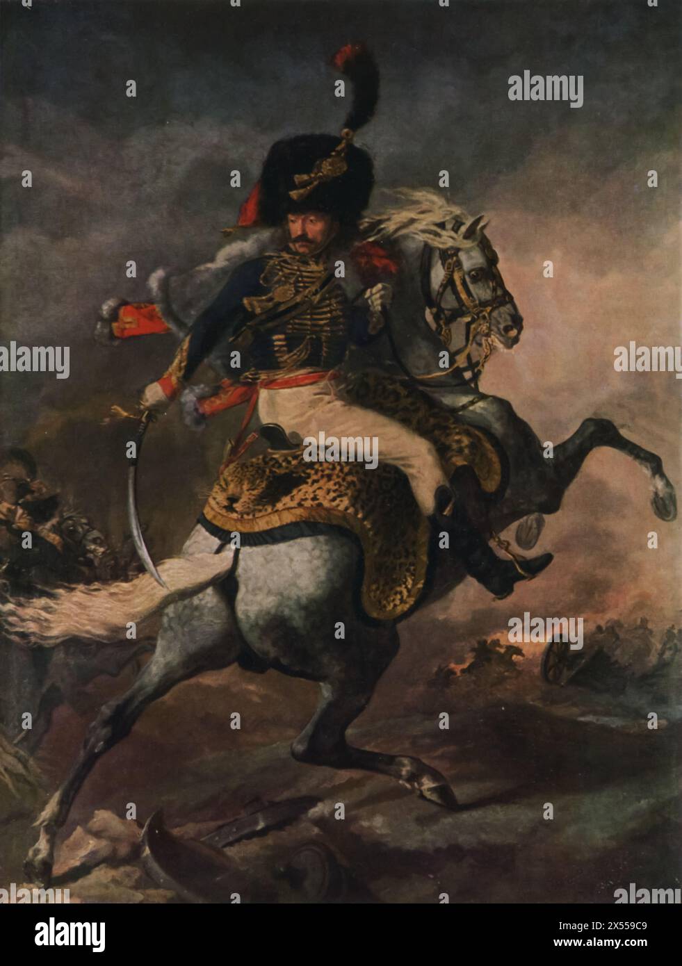 Officer of the Chasseurs of the Guard" by Théodore Géricault, painted ...