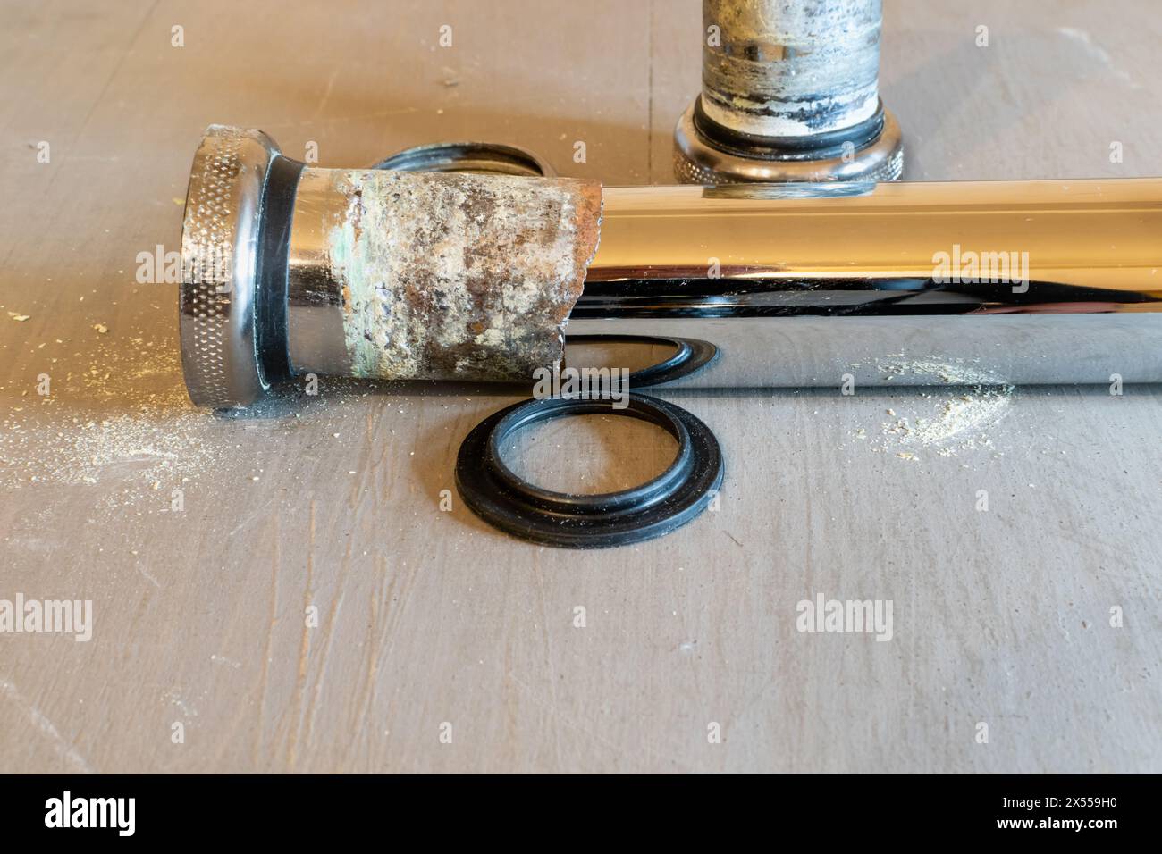 Metal drain siphon close hi-res stock photography and images - Alamy