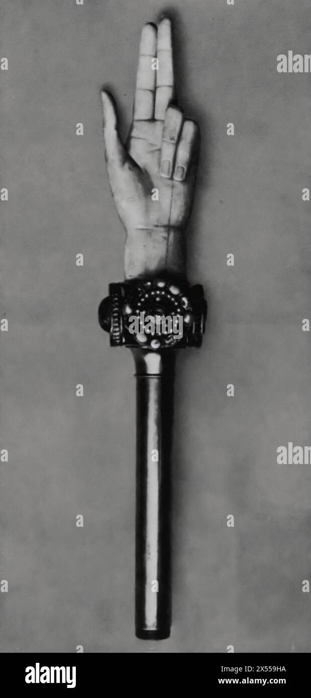 Gold Scepter with Ivory Hand, "Main de Justice," 14th Century, at the ...