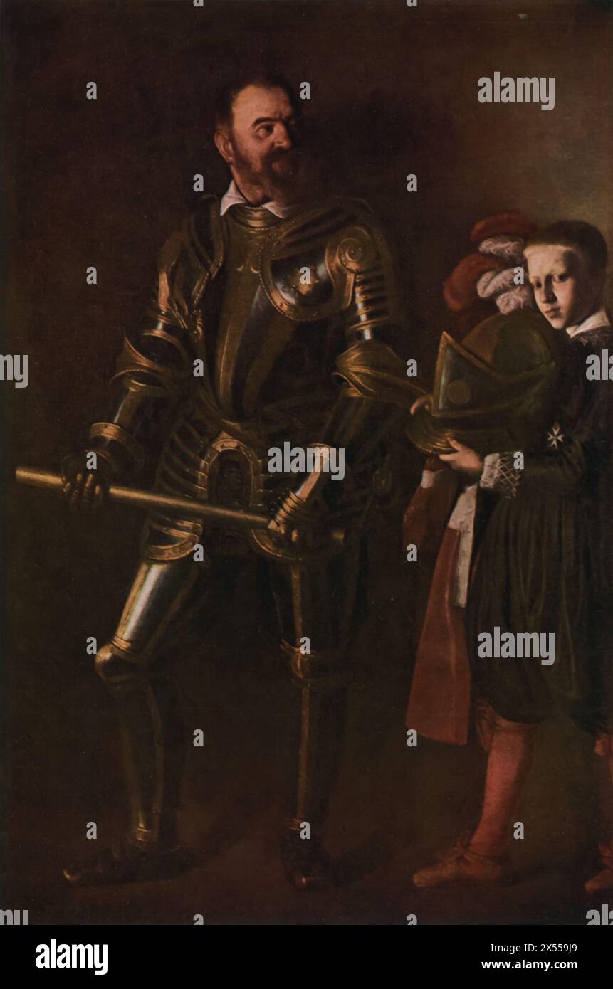 Portrait of Alof de Wignacourt" by Caravaggio, dated 1608, located at ...