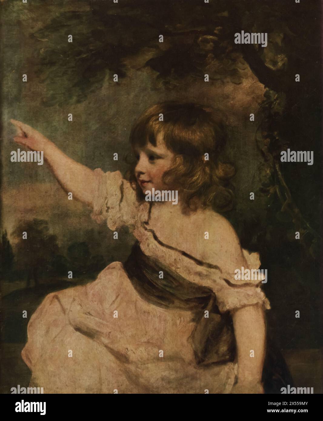 Master Hare" by Joshua Reynolds, painted between 1788-1789, housed at ...