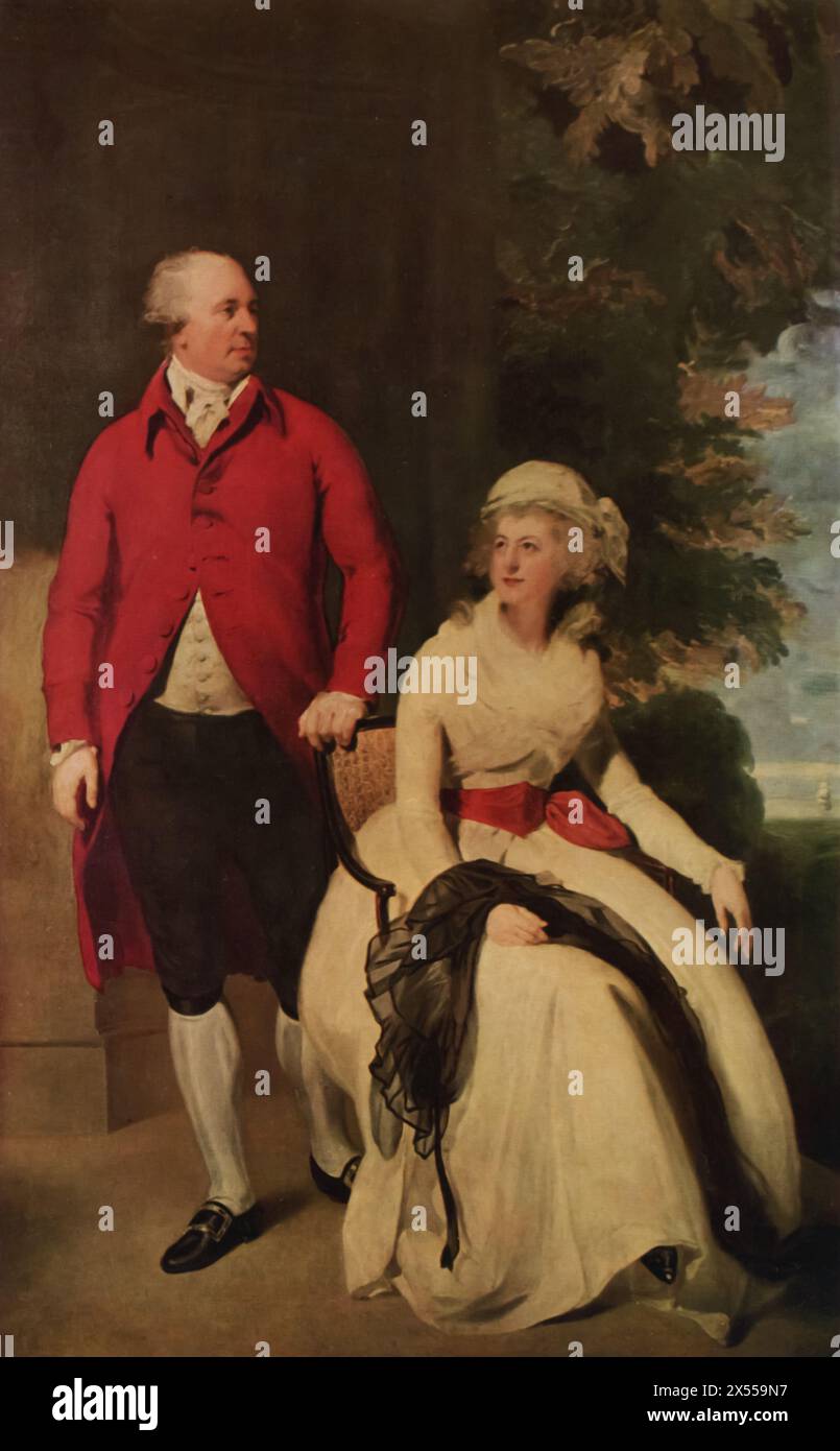 Julius Angerstein and His Wife" by Thomas Lawrence, painted in 1792 ...