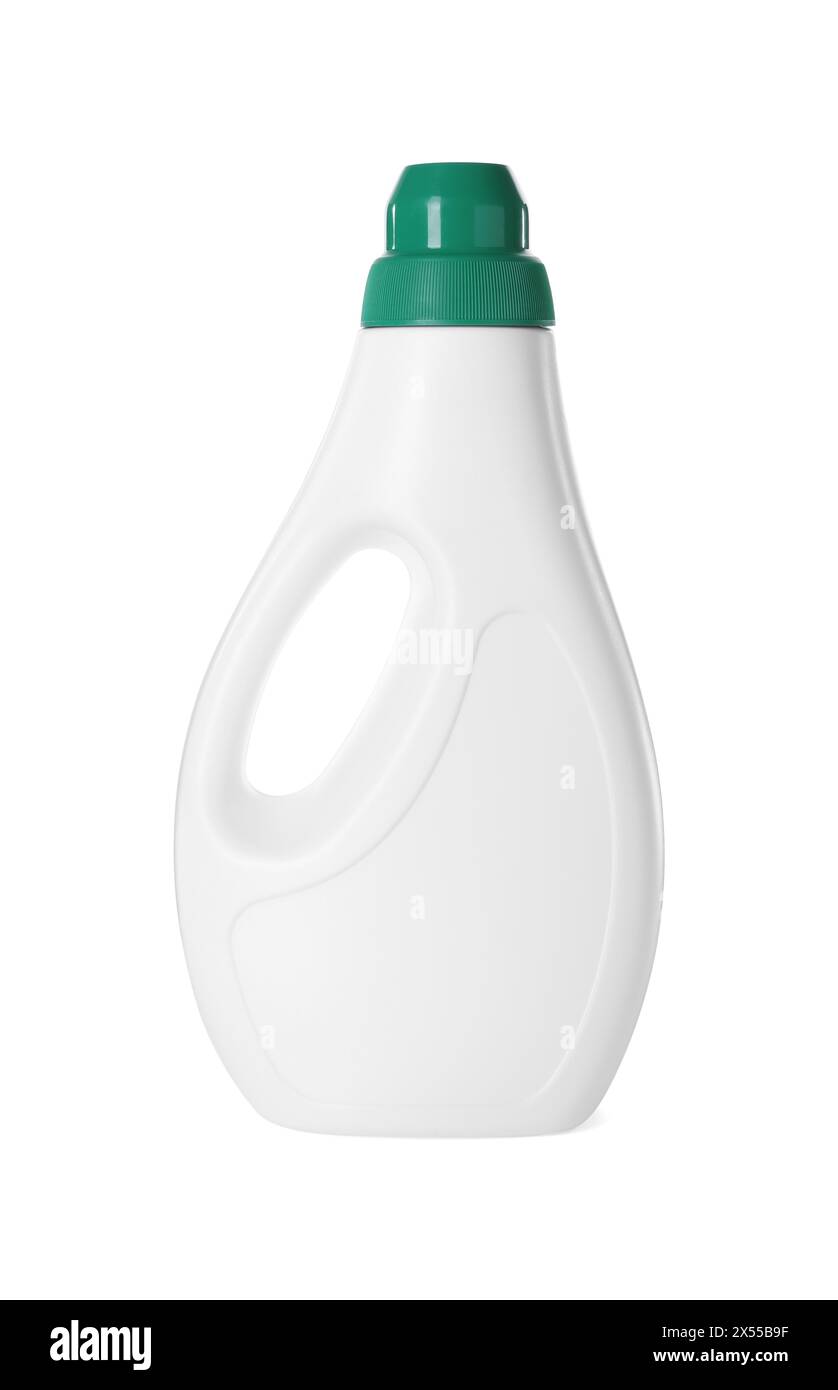 Bottle of cleaning product isolated on white Stock Photo - Alamy
