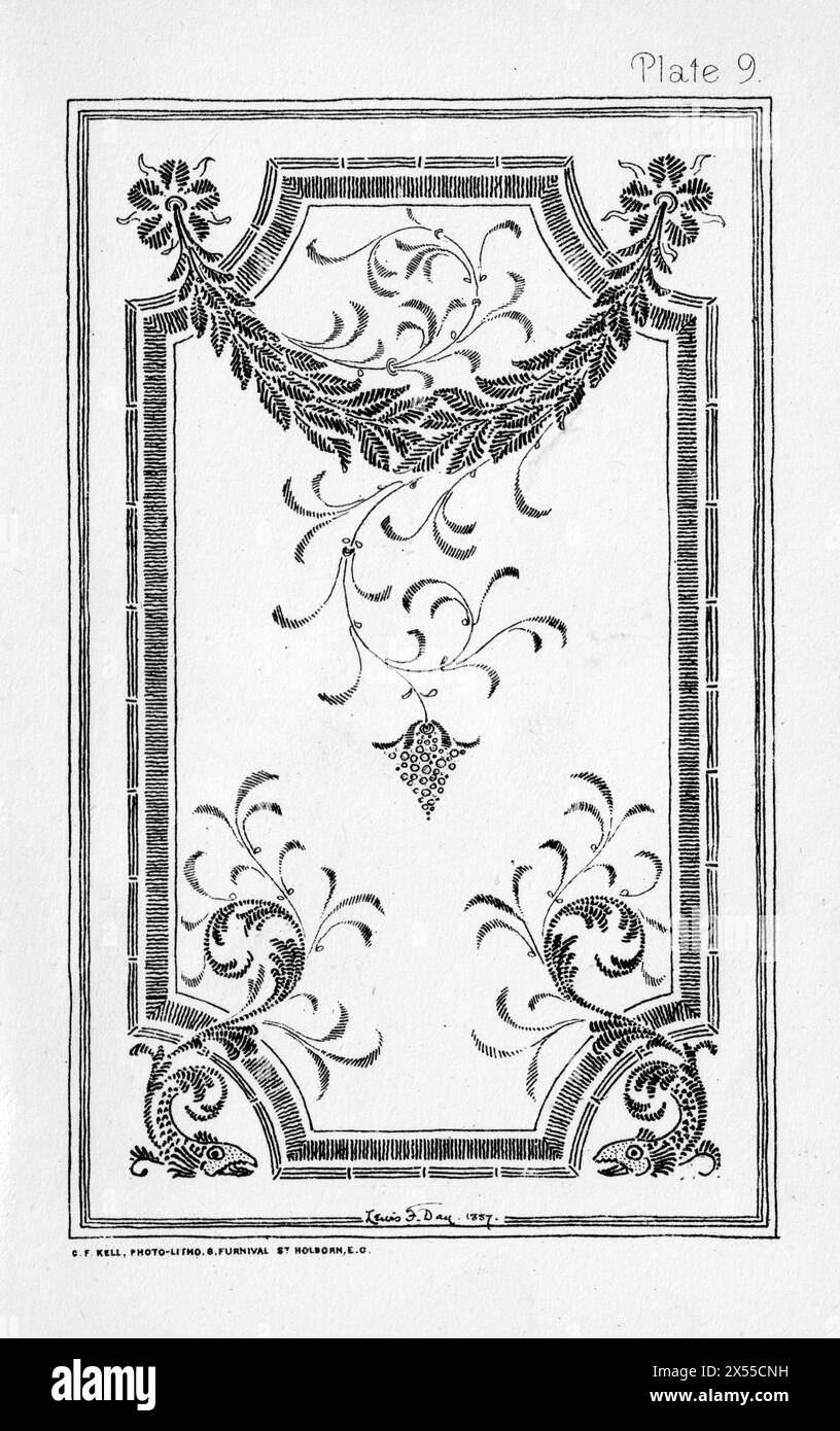 Plate 9 - Lewis Foreman Day (1845-1910) - The Planning of Ornament ...