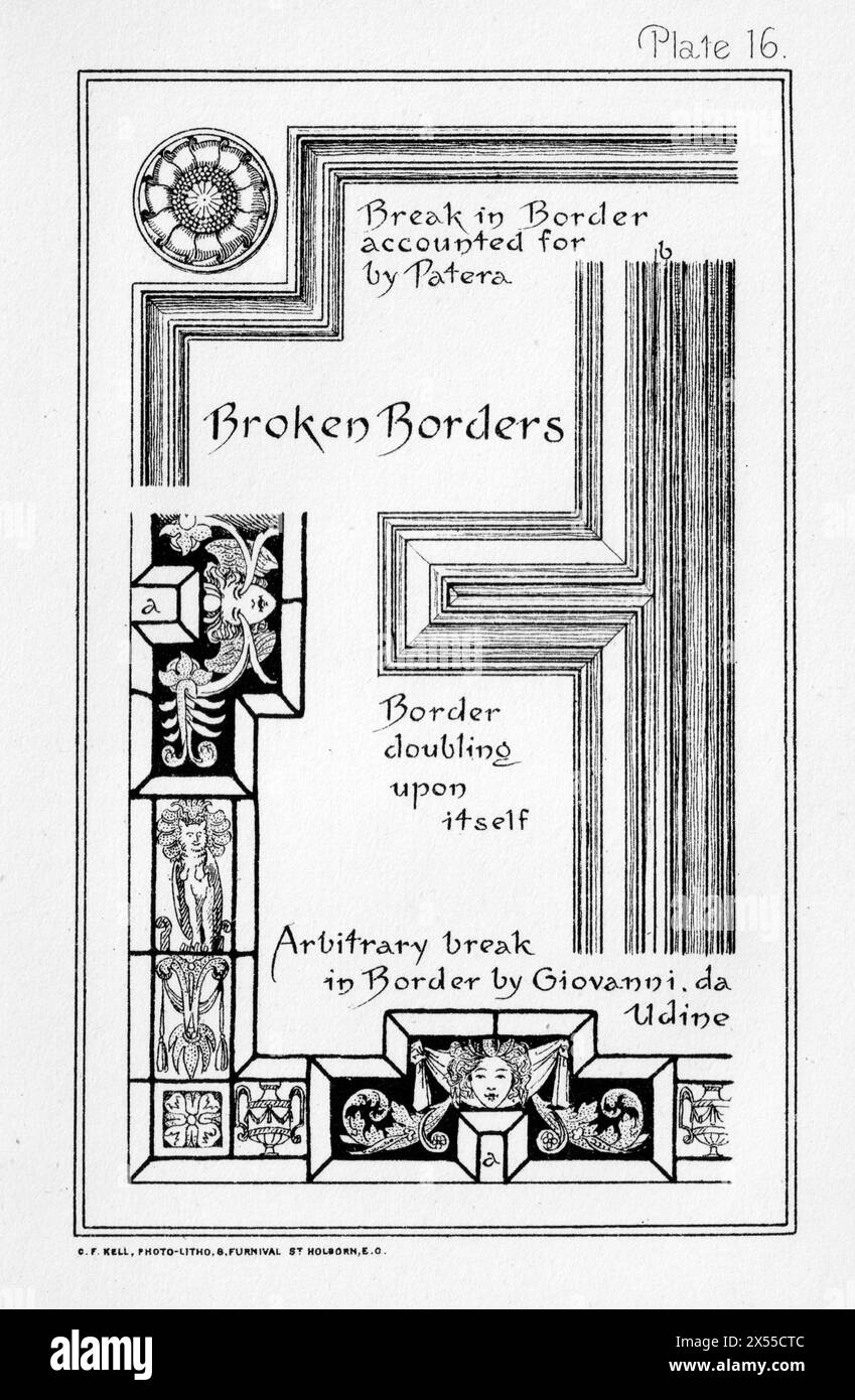 Plate 16 - Lewis Foreman Day (1845-1910) - The Planning of Ornament ...