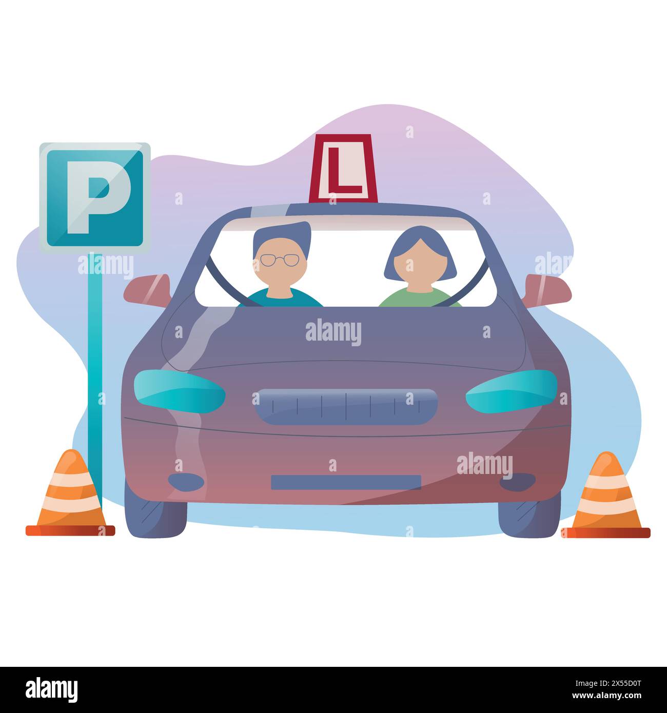 Modern road signs Cut Out Stock Images & Pictures - Alamy