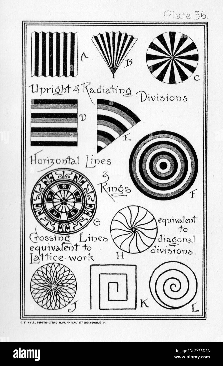 Plate 36 - Upright & Radiating designs - Lewis Foreman Day (1845-1910 ...