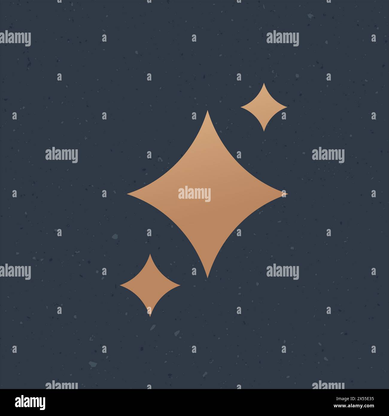 Shine stars in linear style, Clean star icon. Stock vector illustration ...