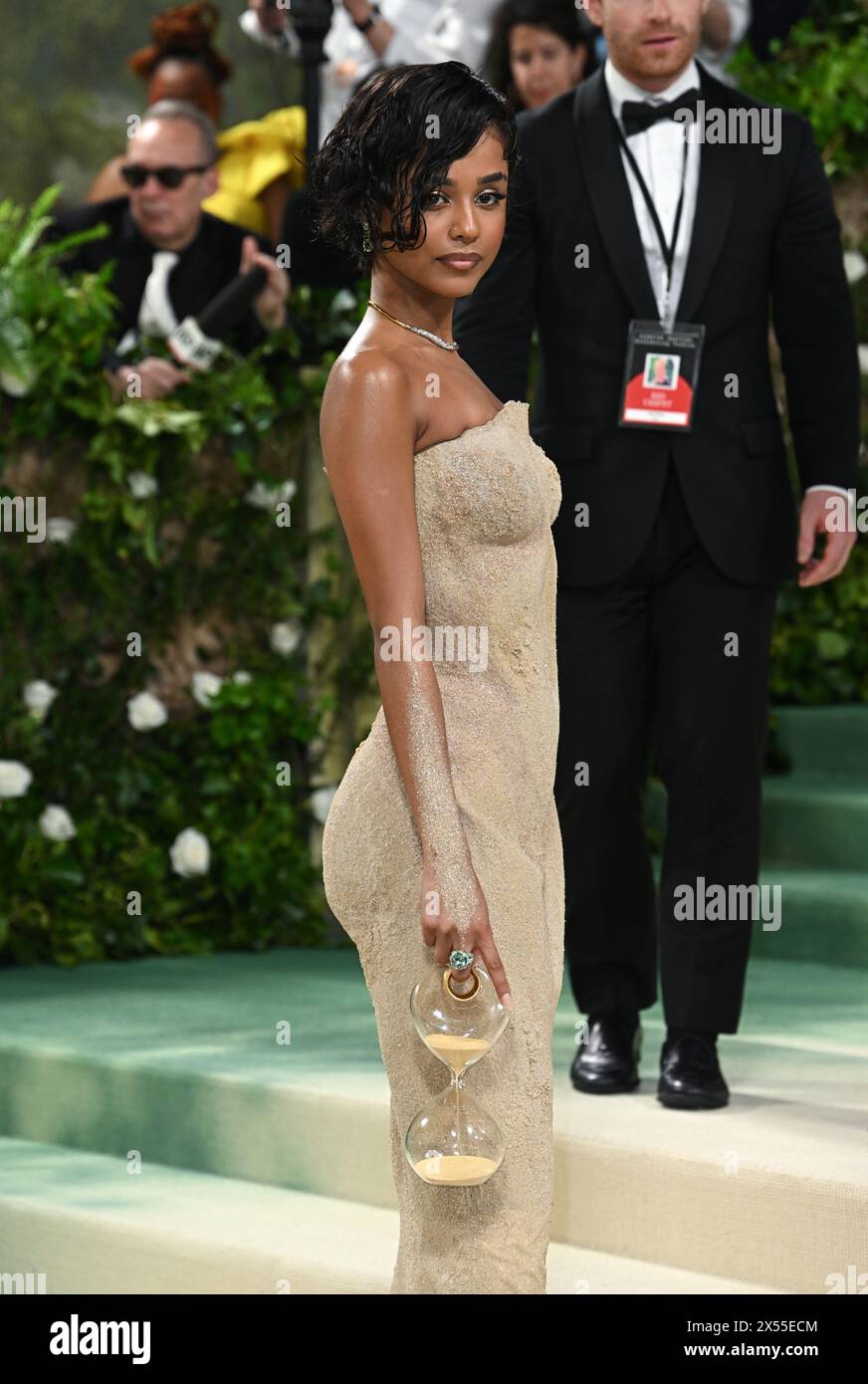 New York, USA. May 6th, 2024. Tyla arriving at The Met Gala, Sleeping ...