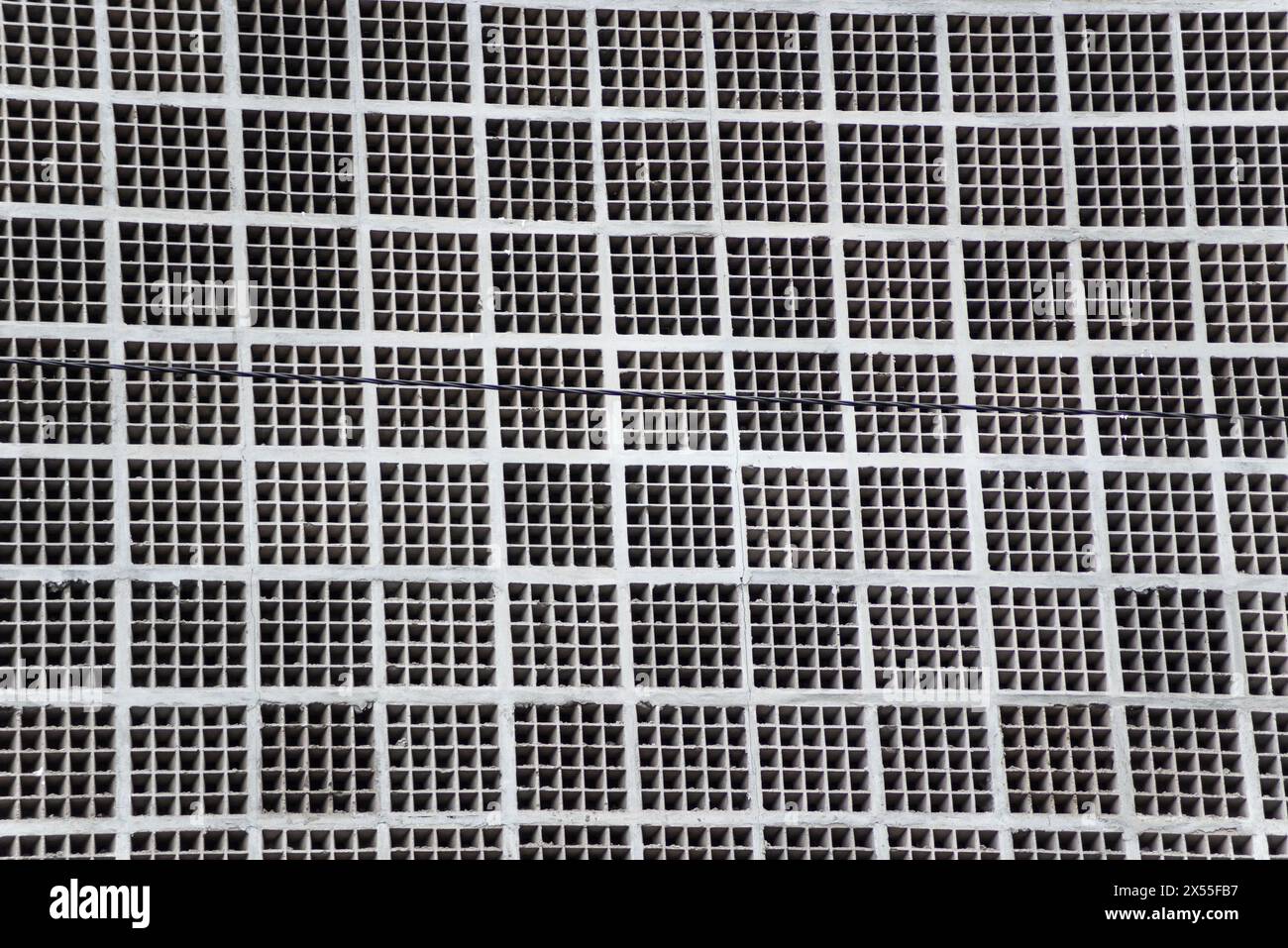 Texture of iron squares on a wall. Conceptual photo Stock Photo - Alamy