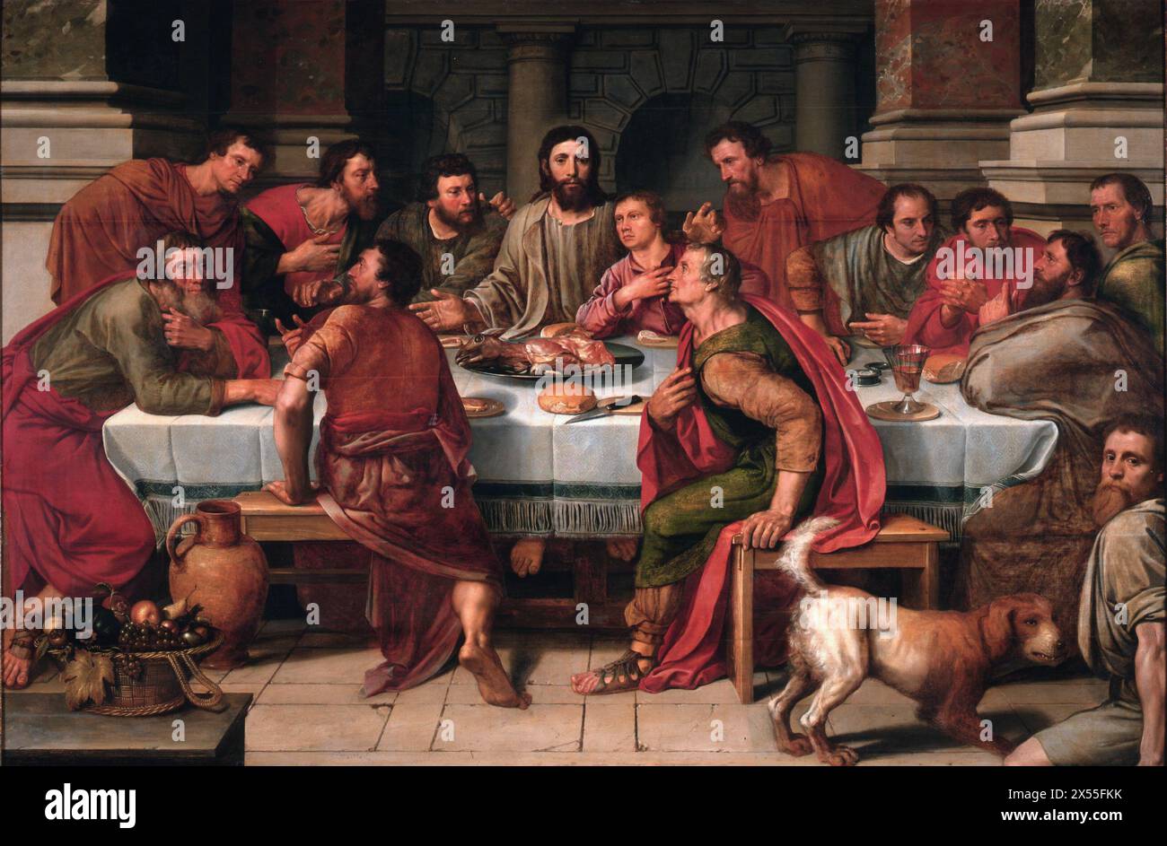 undefined More details The last Supper, with self-portrait lower right ...