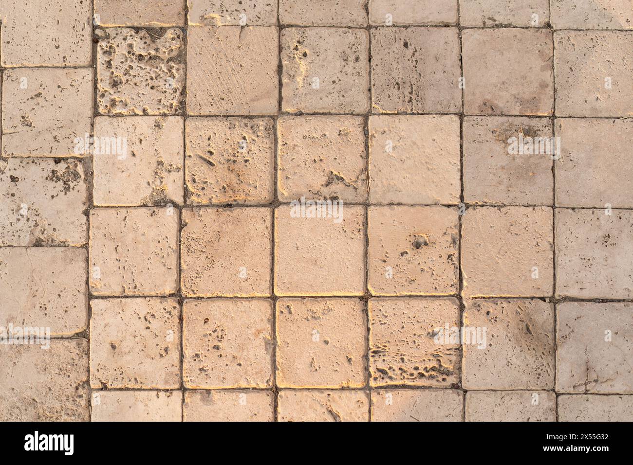 Close-Up View of Stone Paving Blocks in Natural Light Stock Photo - Alamy