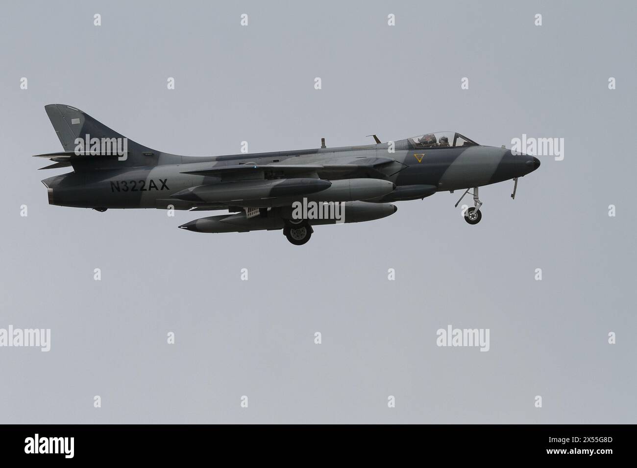 A Hawker Hunter MK58 flown by Airborne Tactical Advantage Company (ATAC ...
