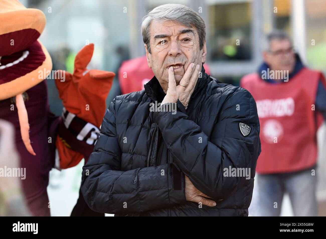 Livorno, Italy. 02nd May, 2020. Aldo Spinelli presidente del Livorno ...