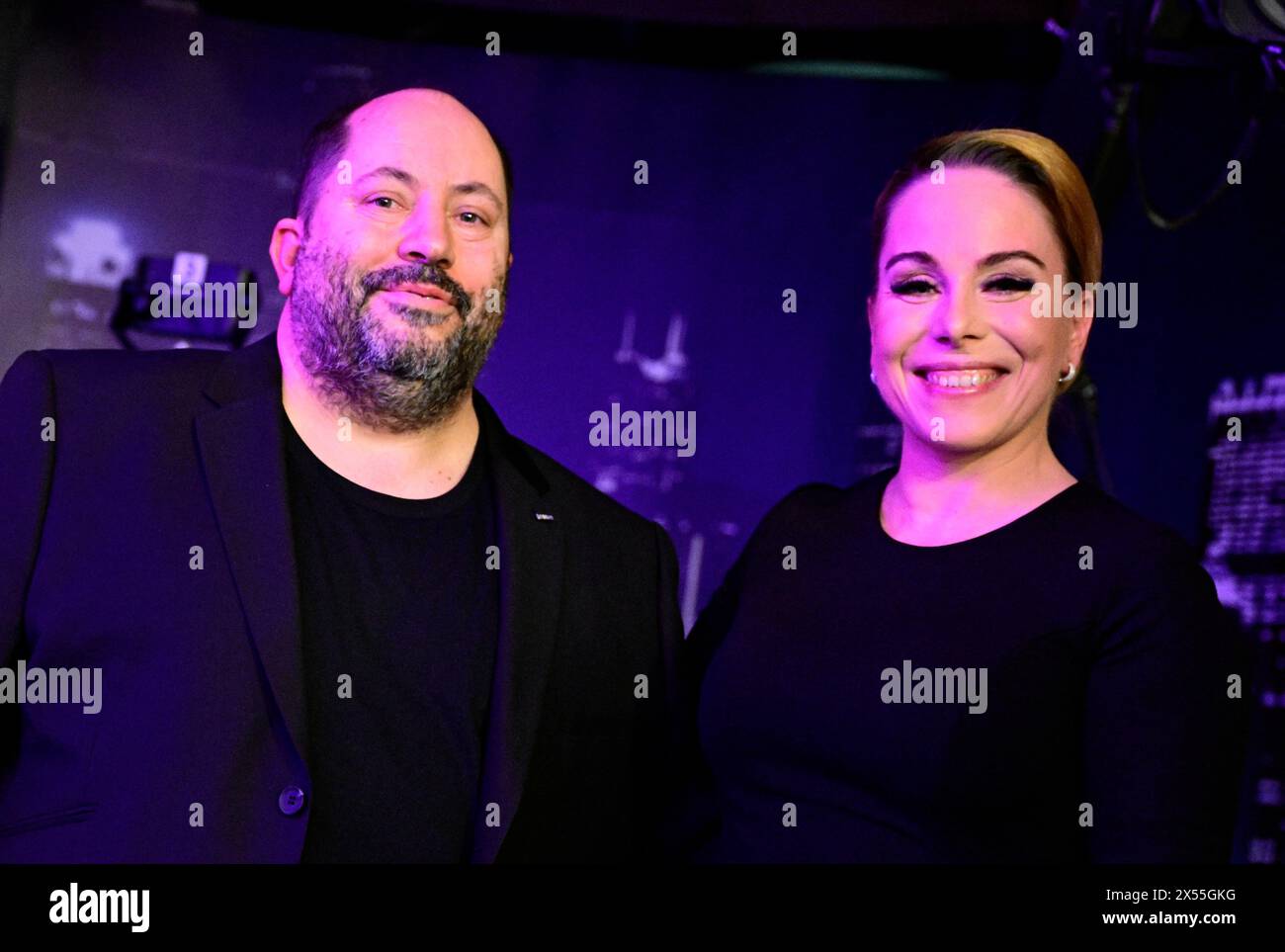 Prague, Czech Republic. 07th May, 2024. From left: programme and sales ...