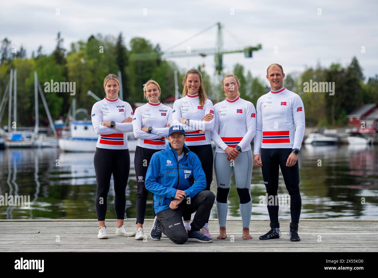 Oslo 20240507.Marie Ronningen, Helene Naess, leader Eirik Veraas Larsen ...