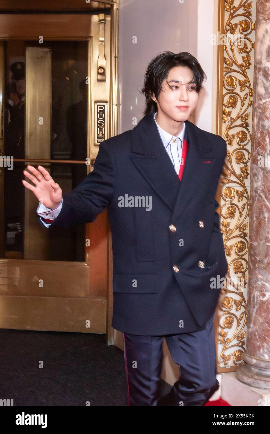 New York, United States. 06th May, 2024. Han of Stray Kids is departing ...