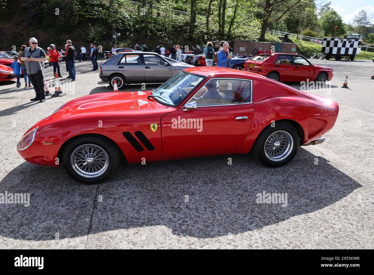 1962 Ferrari 250 GTO replica at Italian Car Day at Brooklands Museum ...