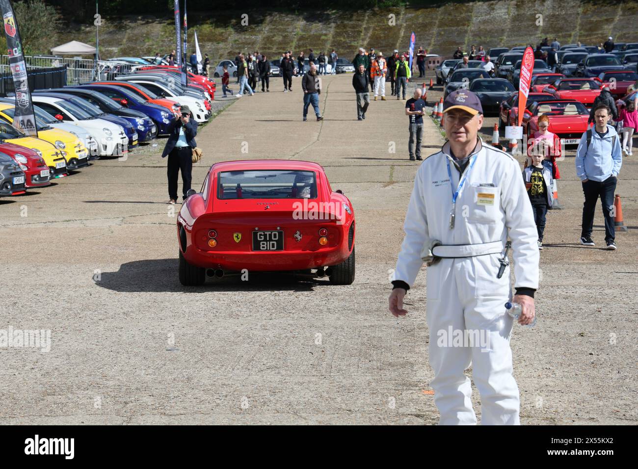 1962 Ferrari 250 GTO replica at Italian Car Day at Brooklands Museum ...