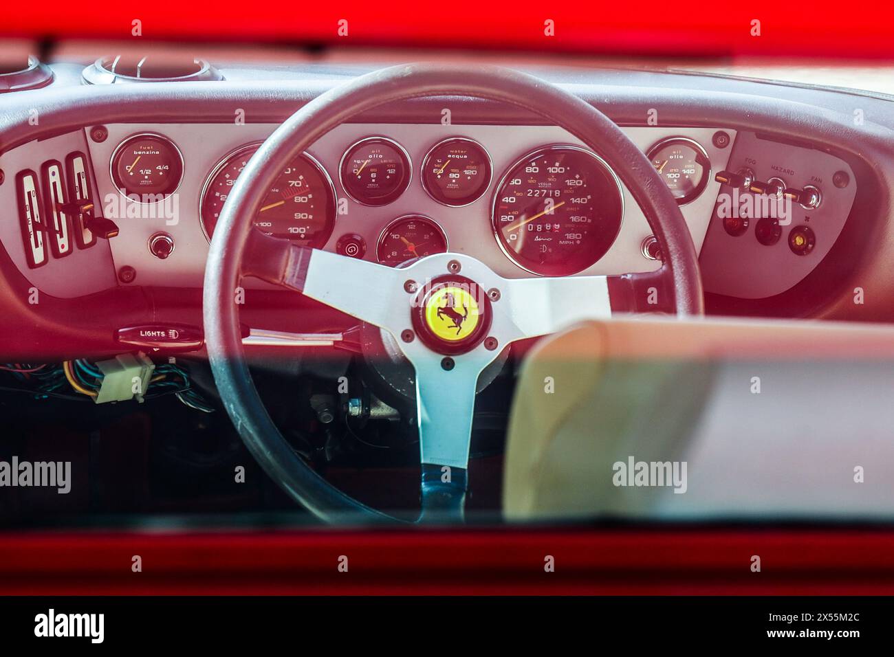 Ferrari 308 GT4 Dino interior Stock Photo - Alamy