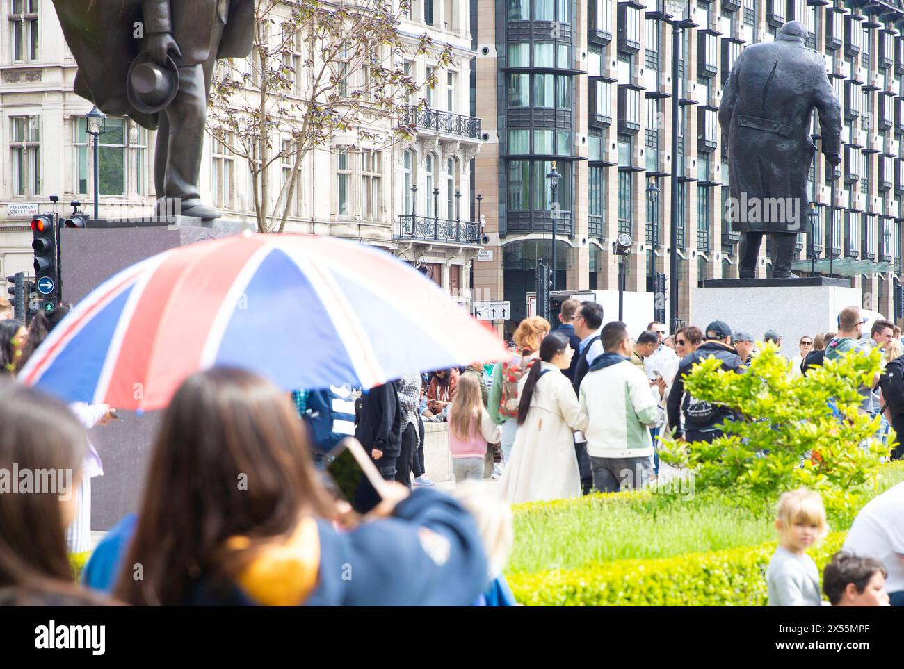Parliament Square, London Stock Photo - Alamy