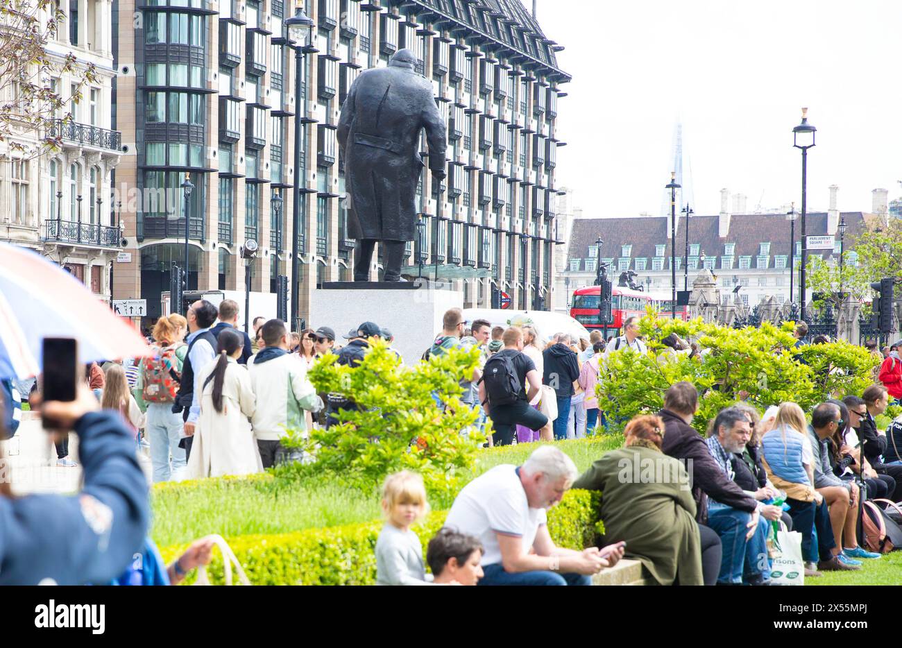 Parliament Square, London Stock Photo - Alamy