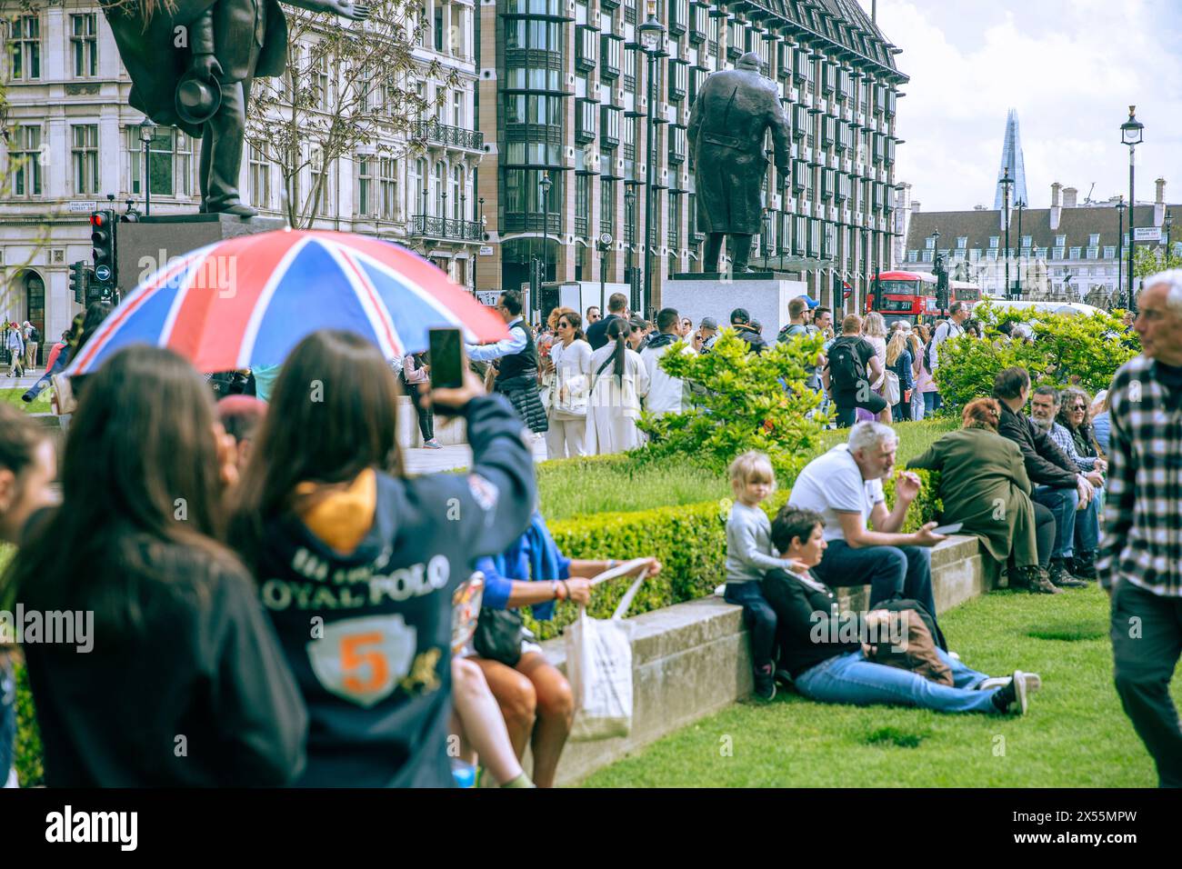 Parliament Square, London Stock Photo - Alamy