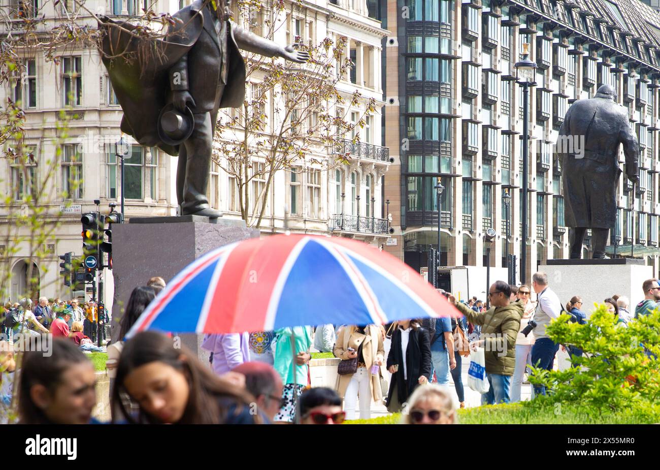 Parliament Square, London Stock Photo - Alamy