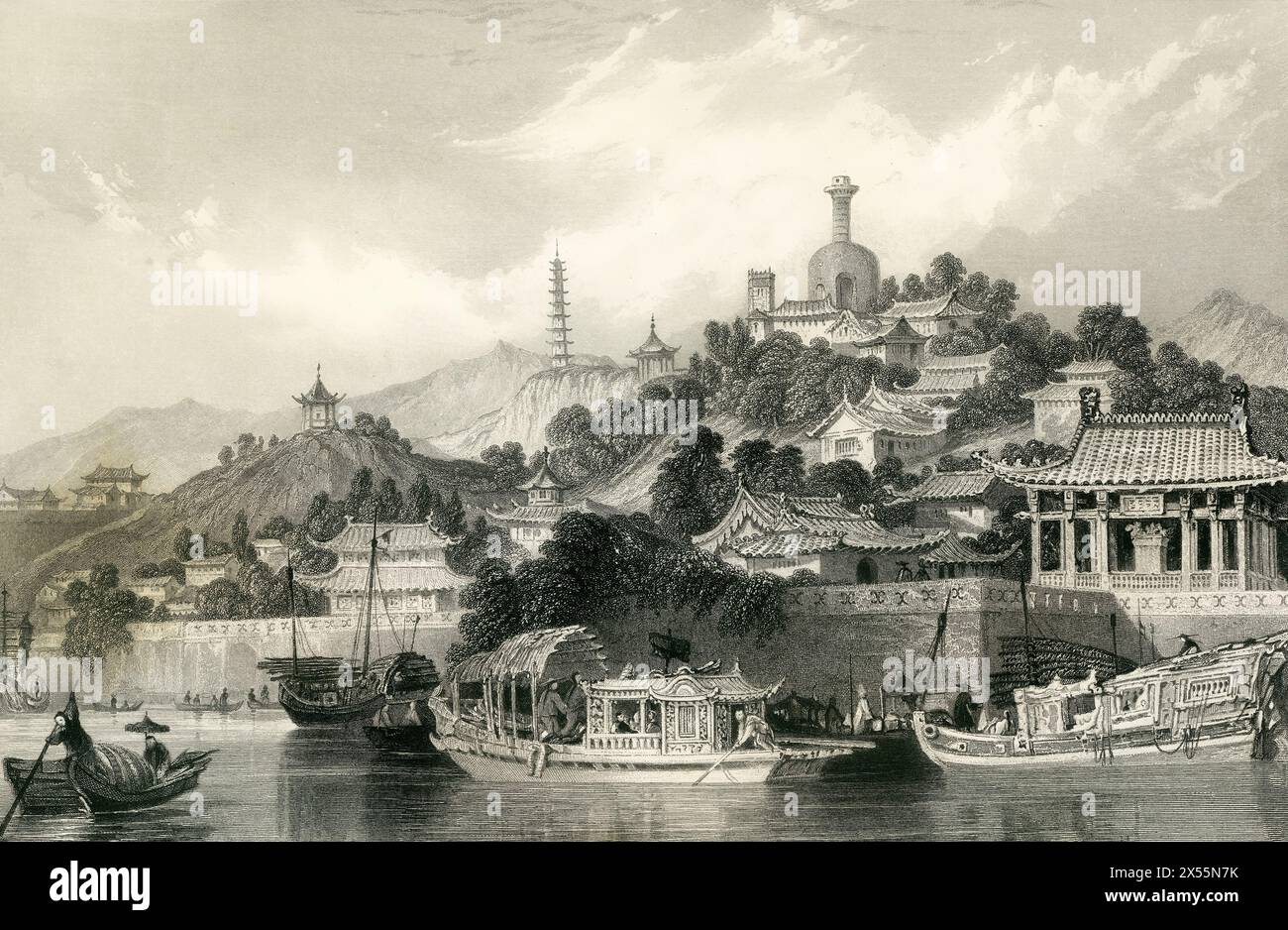 Gardens of the Imperial Palace, The Summer Palace, Peking / BeiJing ...