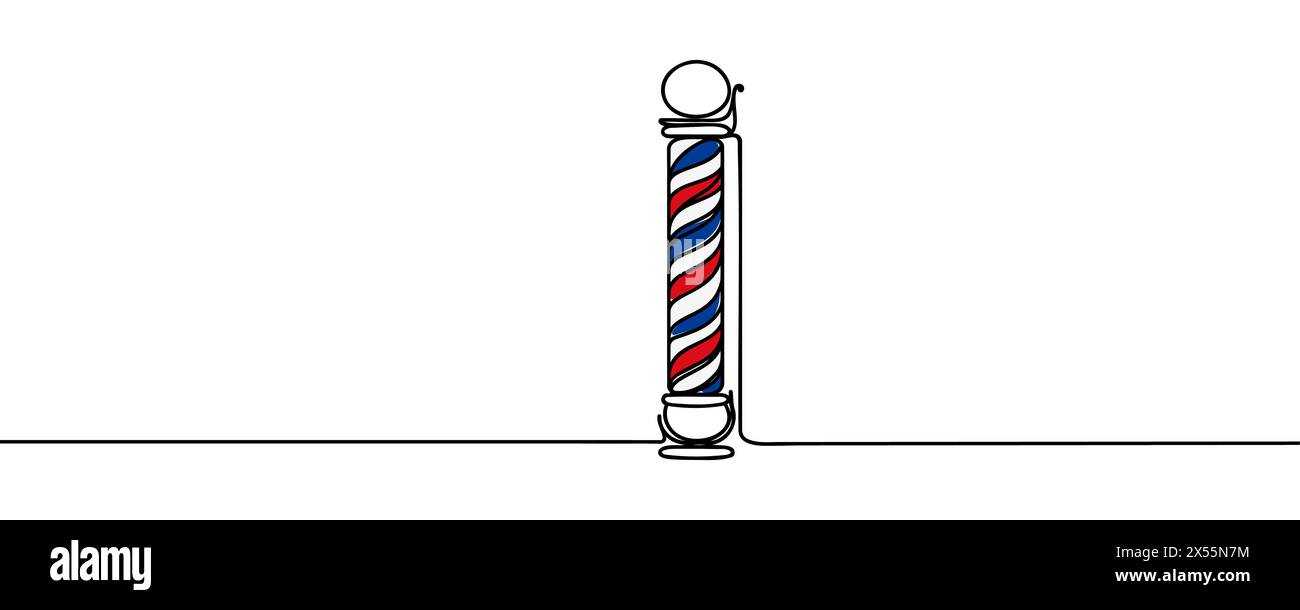Barber pole drawing hi-res stock photography and images - Alamy