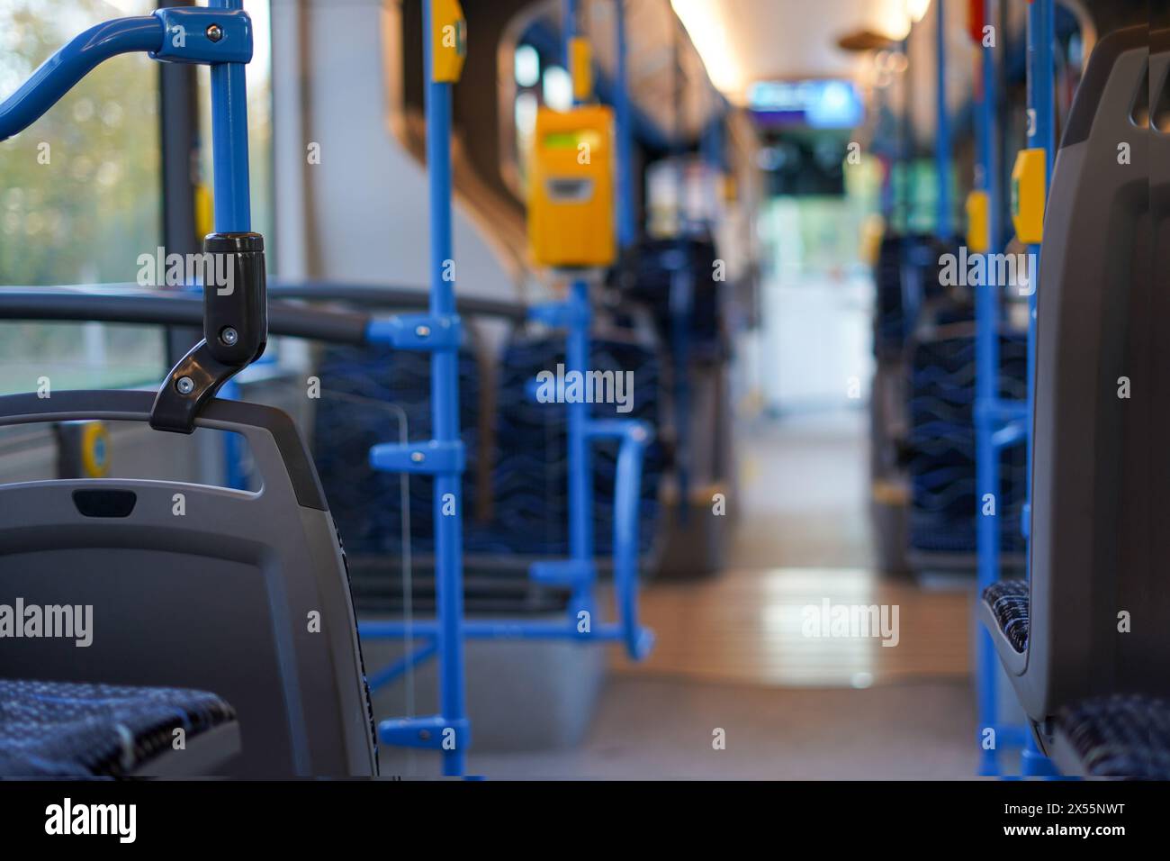 Inside view empty commuter hi-res stock photography and images - Alamy