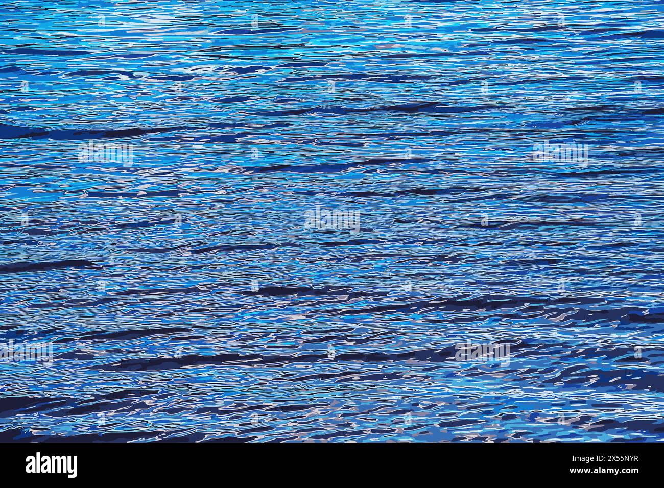 Vector illustration of water ripple texture background. Wavy water ...