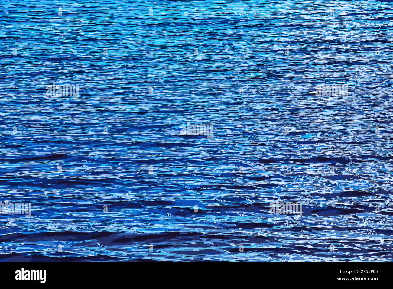 Vector illustration of water ripple texture background. Wavy water ...