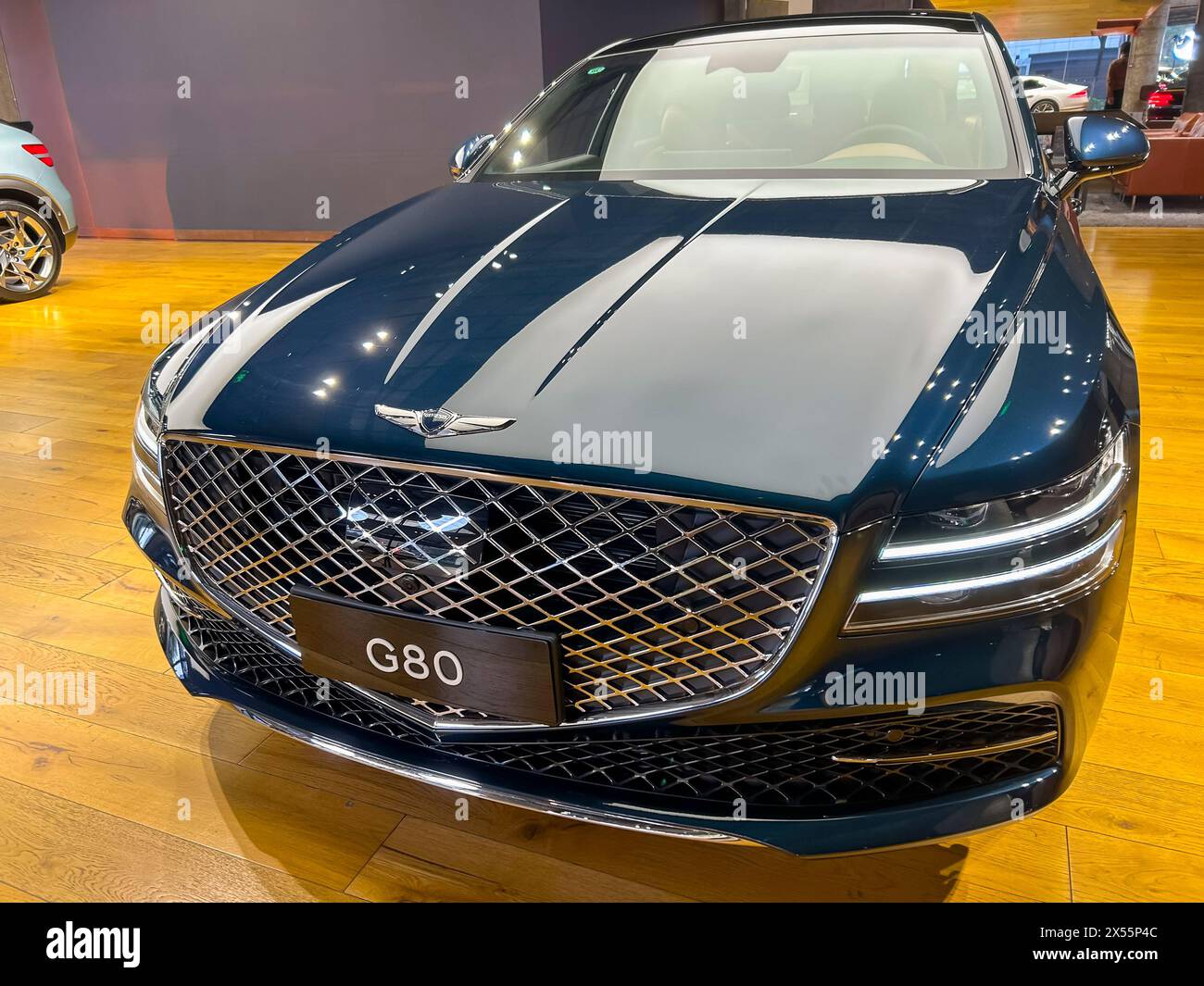 Shanghai, China, Chinese Electric Cars new on Display in Car Showroom ...