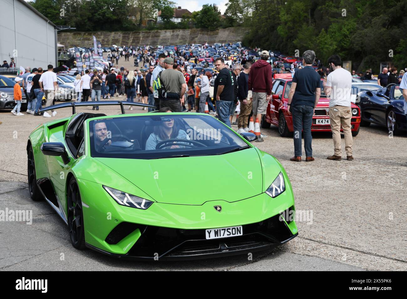 Lamborghini Huracan Performante Spyder at Italian Car Day at Brooklands ...