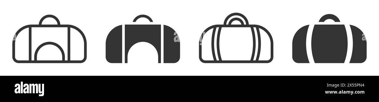 Duffel bag icon. Vector illustration Stock Vector Image & Art - Alamy
