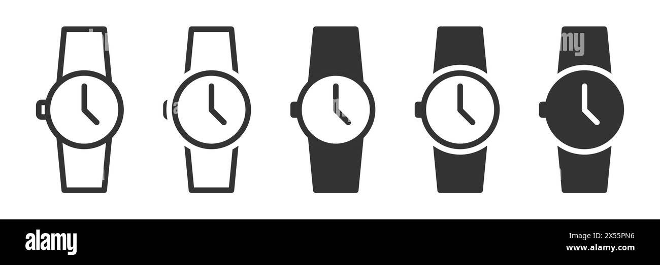 Wrist watch icon. Vector illustration Stock Vector Image & Art - Alamy