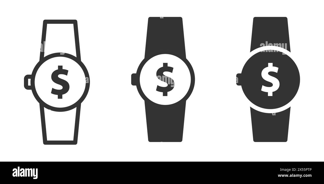 Time management money saving Cut Out Stock Images & Pictures - Alamy