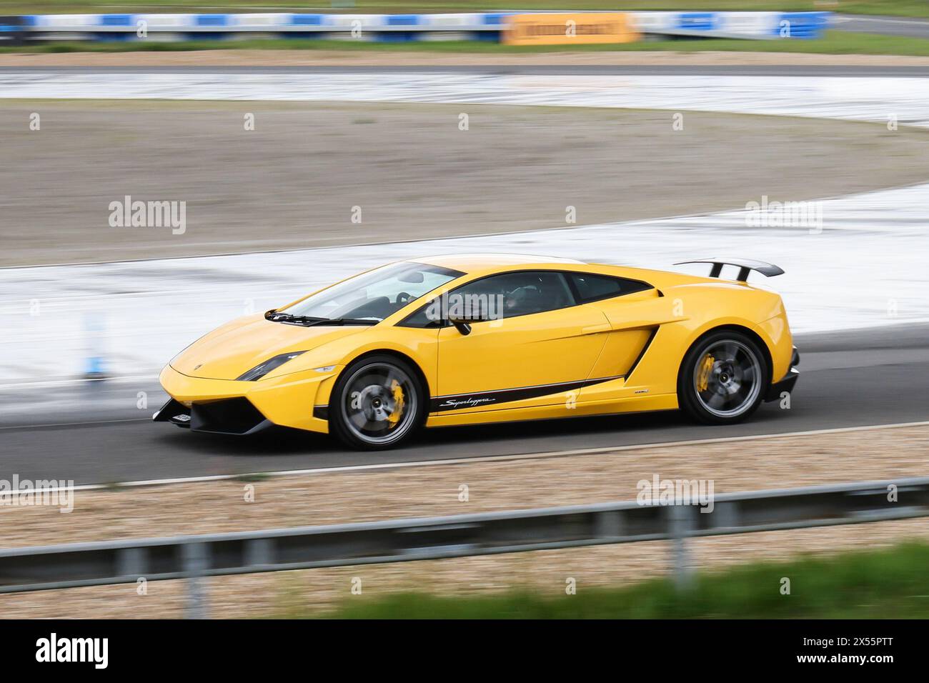 Lamborghini Gallardo Superleggera on track at Italian Car Day at ...