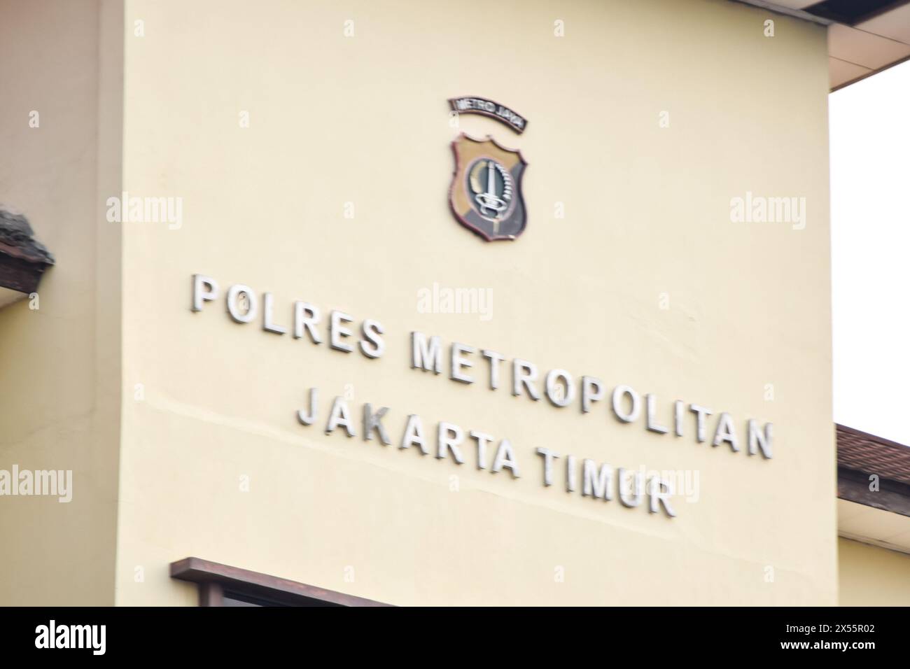 The Police Jatinegara building at East Jakarta, Indonesia. The building was completed. Jakarta ...