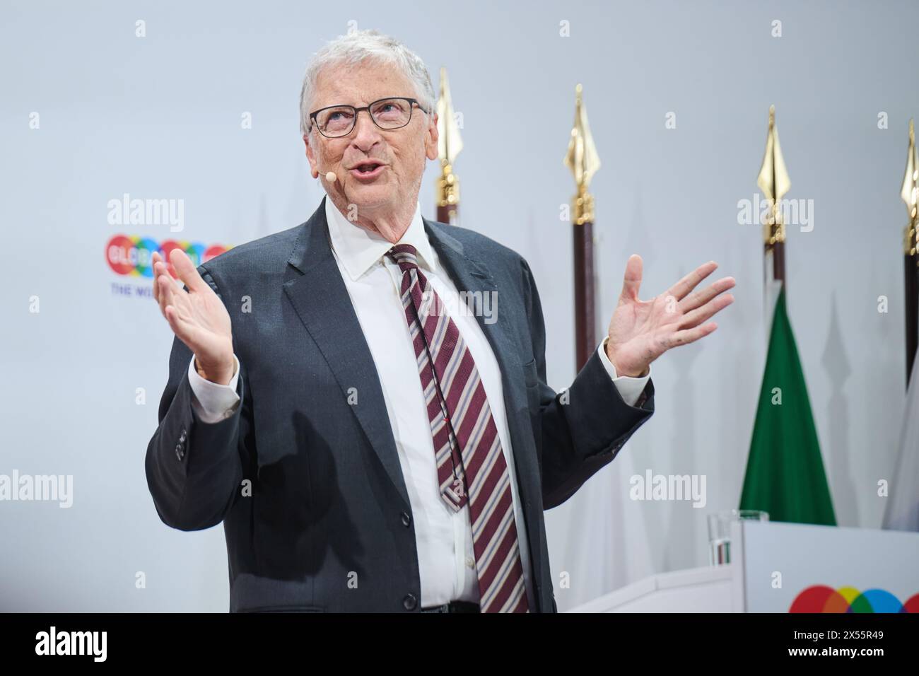 Berlin, Germany. 07th May, 2024. Bill Gates, founder of Microsoft ...