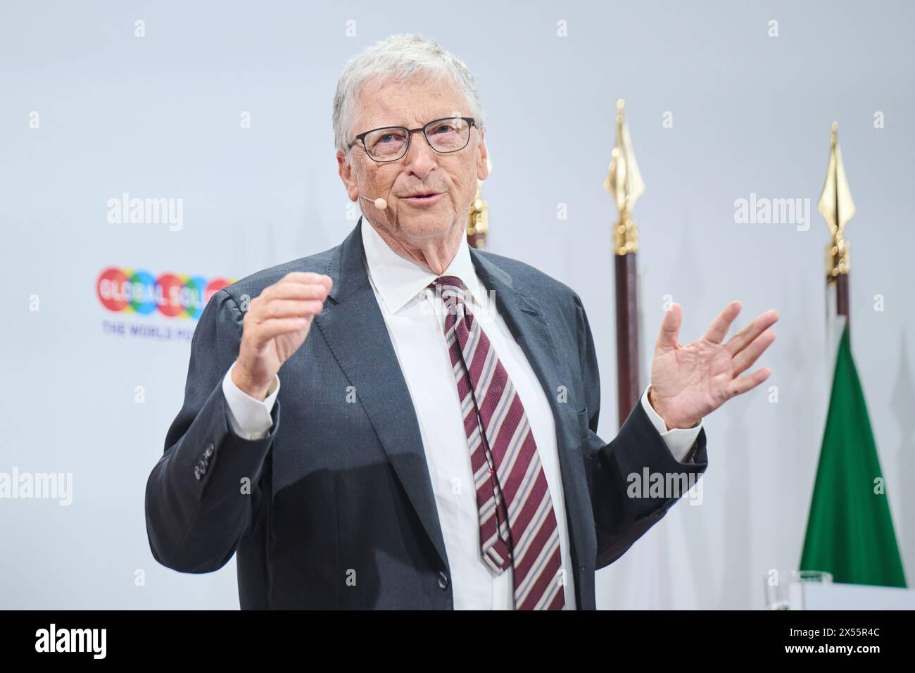 Berlin, Germany. 07th May, 2024. Bill Gates, founder of Microsoft ...