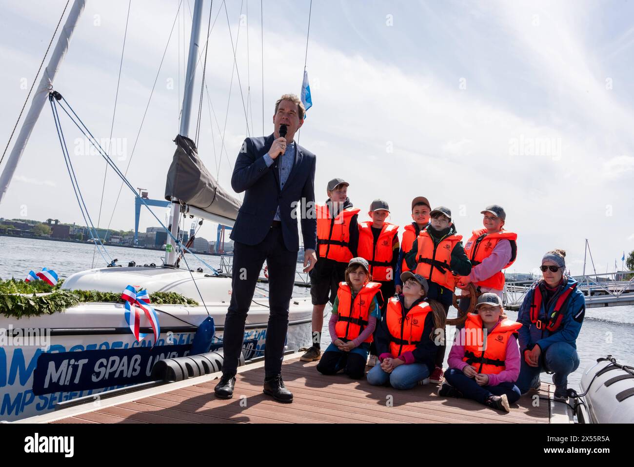 Kiel, 7. 05.2024, Das Segelcamp in Kiel.Sailing.City ist heute zum 22 ...