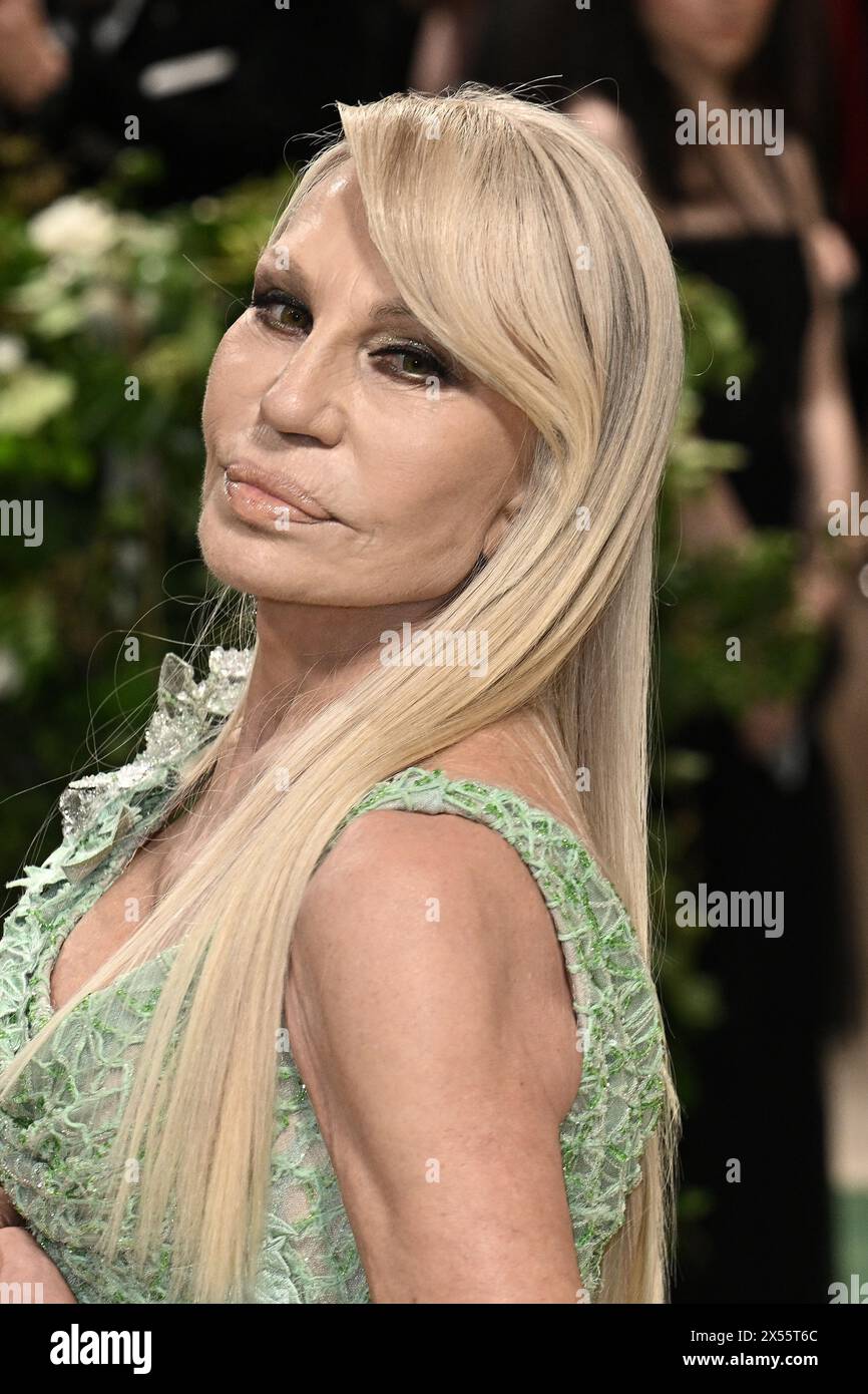 New York, United States. 07th May, 2024. Donatella Versace attends the ...