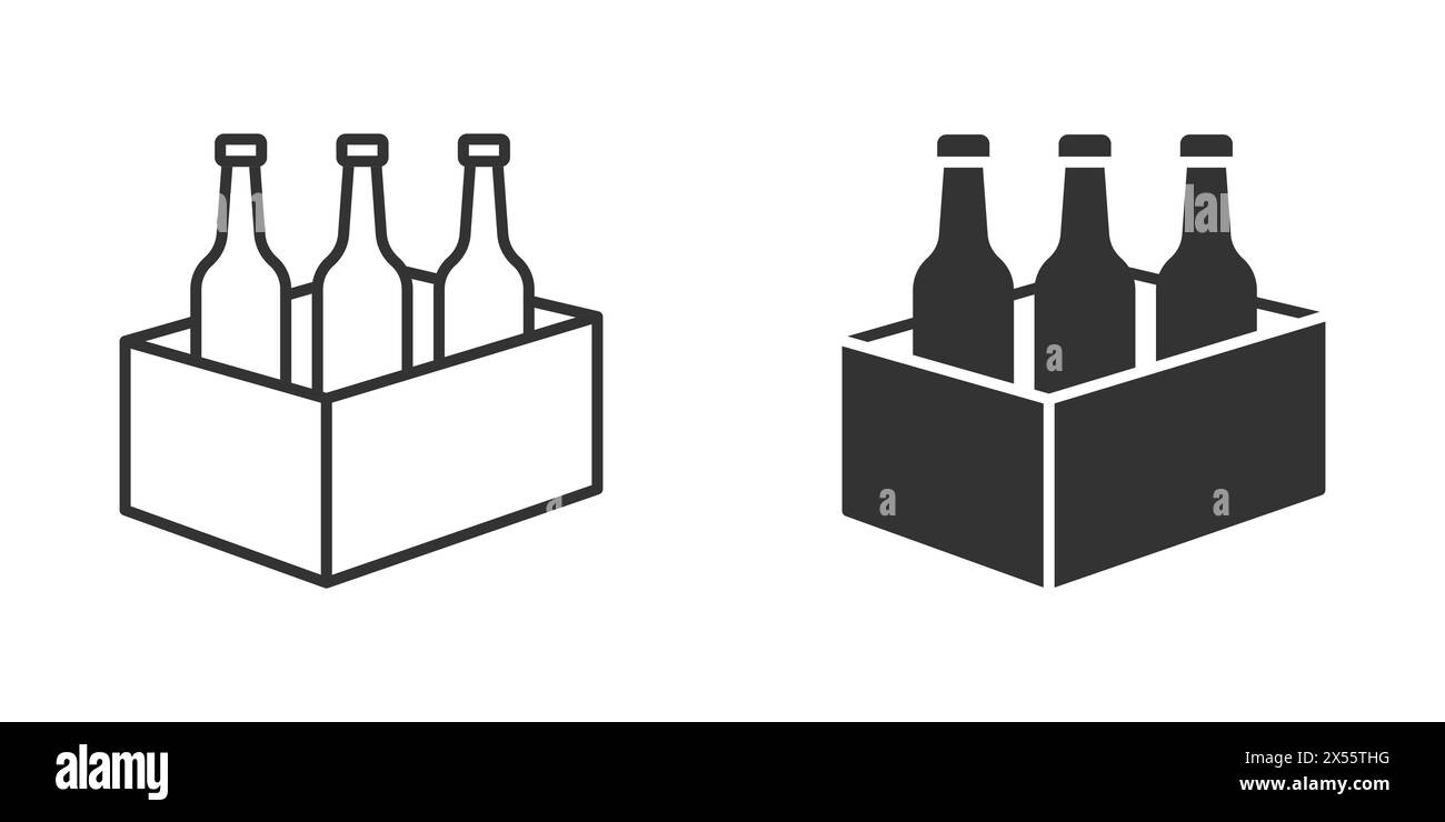 Bottle storage icon outline Stock Vector Images - Alamy